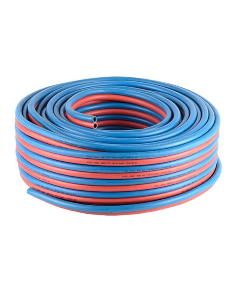 Tuyau de soudage jumelé Ø10x17 OXYGENE / ACETYLENE - GCE